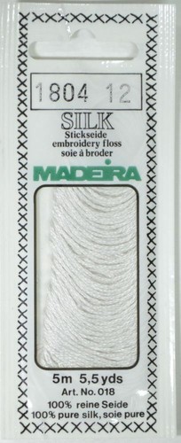 Madeira 100% PURE SILK 4-Strand Hand Embroidery Thread Colour 1804 | eBay