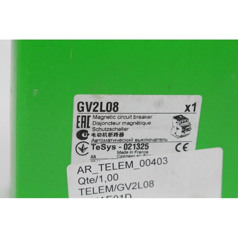 Schneider Electric GV2L08 021325 Magnetic circuit breaker (b213) | eBay