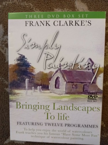 FRANK CLARKE'S SIMPLY PAINTING BRINGING LANDSCAPES TO LIFE DVD 3 DISC ...