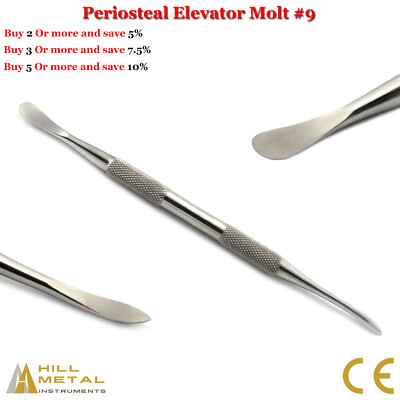 Periosteal Elevator Molt 9 Dental Elevators Surgical Surgery Implant ...