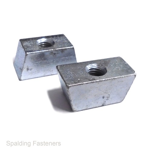 WEDGE NUT M6 M8 M10 UNISTRUCT BRIGHT ZINC PLATED NUTS BZP | eBay