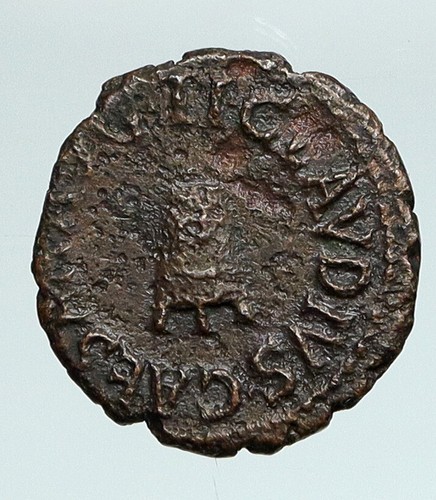 CLAUDIUS Authentic 42AD Rome Food MODIUS Original Ancient Roman Coin ...