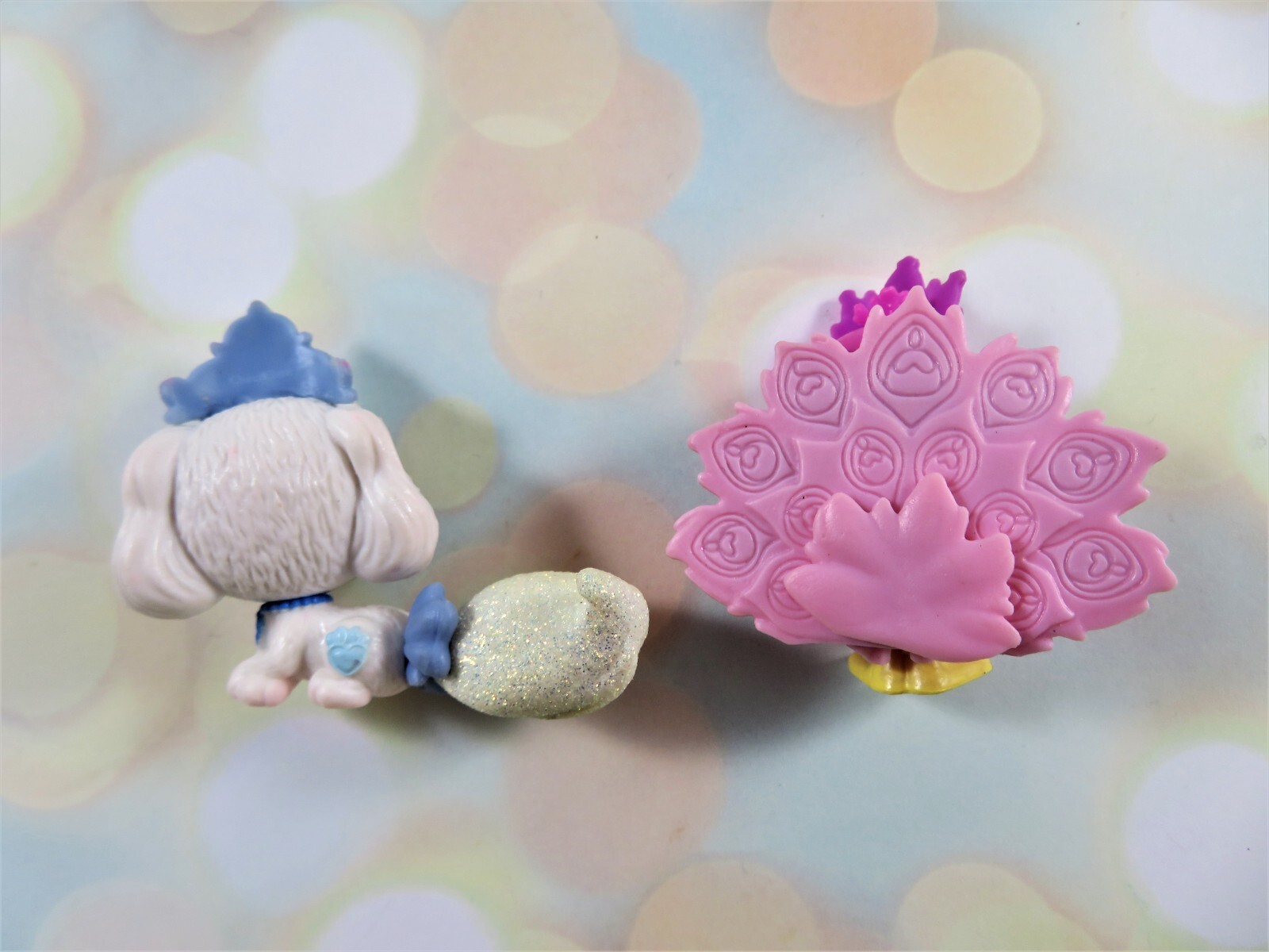 Disney Princess Palace Mini Pets Sundrop Peacock & Pup Pumpkin Rare ...