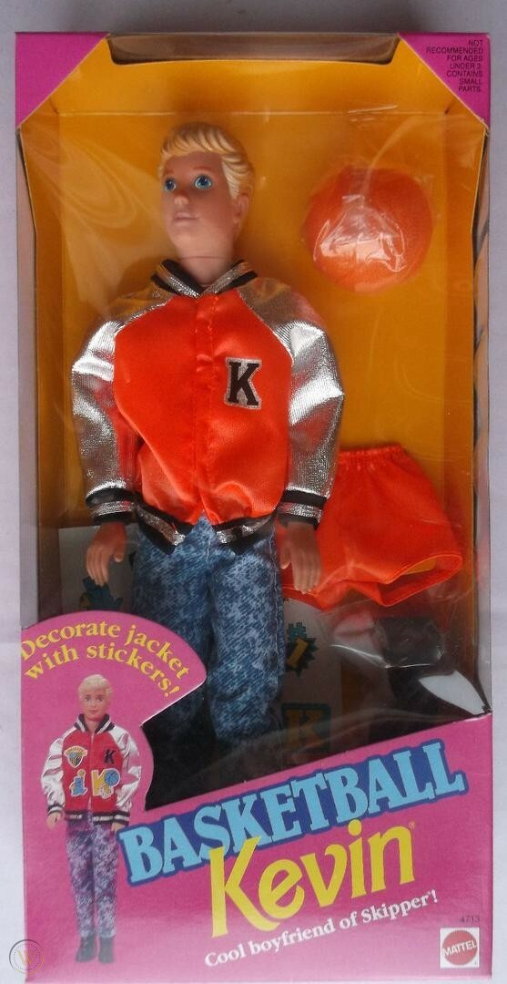 1992 Mattel Basketball Kevin Doll BOYFRIEND of Skipper 3 for sale ...