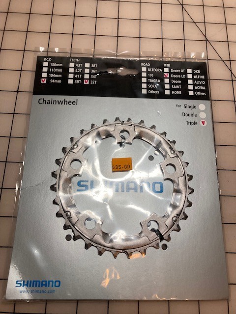 Vintage Shimano Deore LX 32T 94mm FC-M570 Chainring New Old Stock | eBay