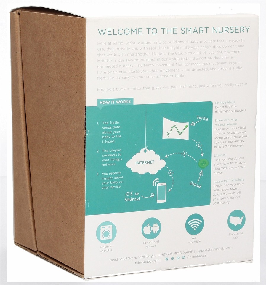 Mimo Smart Baby Movement Monitor | eBay