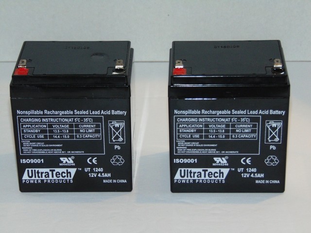Ultratech Ut-1240 12v 4.5ah Lead Acid Alarm Battery UT1240 Iso9001 for ...