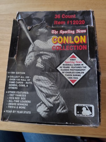 1991 Conlon Collect. 36 Pks Complete Baseball Cds | eBay