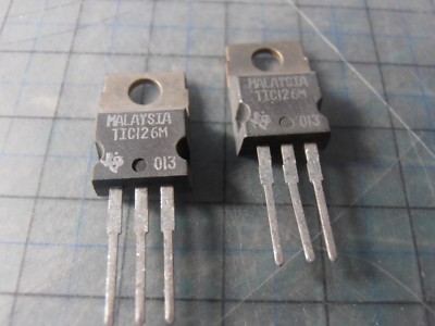 2pcs TIC126M 7.5A 600V SCR TO220 TI | eBay