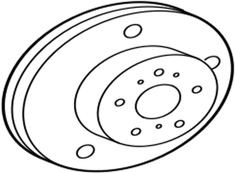 43512-0E030 Toyota Disc, front 435120E030, New Genuine OEM Part | eBay