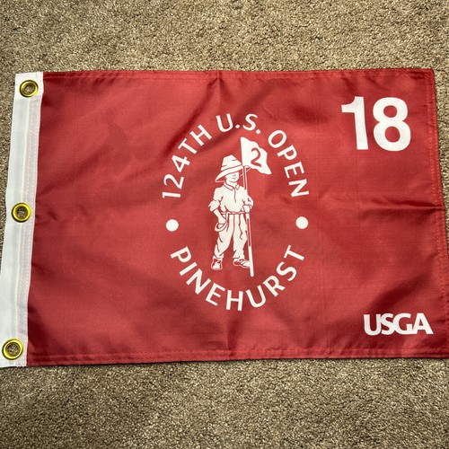 2024 US OPEN PINEHURST USGA PGA TOUR PIN FLAG W GROMMETS FREE SHIP ...