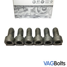 Genuine VW AUDI Seat Hexagon Head Bolt Combi M6x20 X10 Pcs N10192402 ...