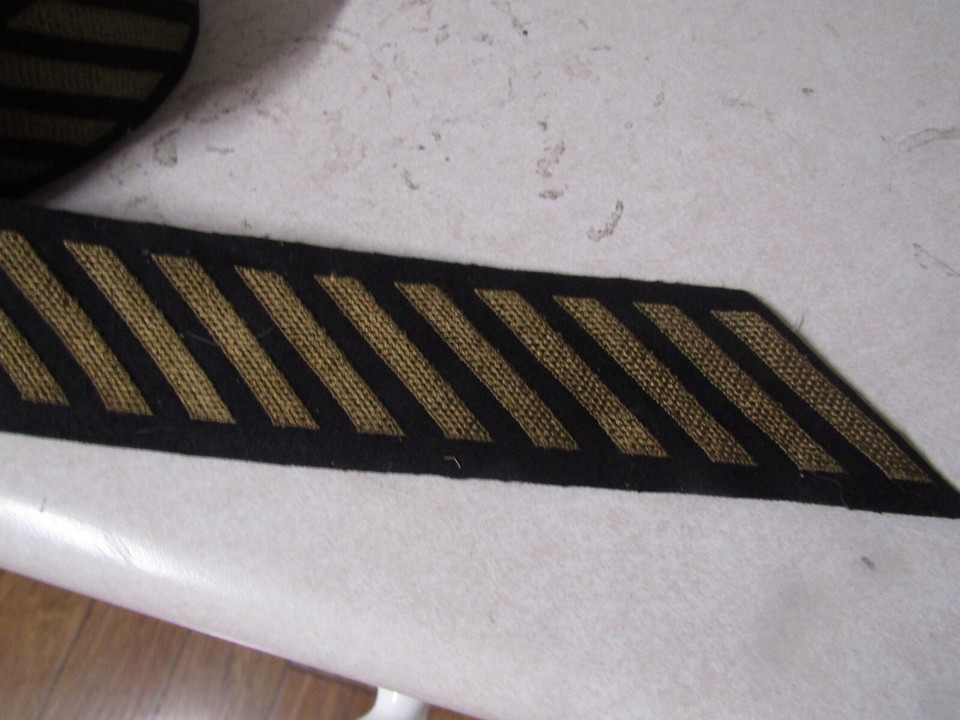 GENUINE US MILITARY WW2 SERVICE STRIPES HASH MARK FELT SOLD BY THE BARS ...