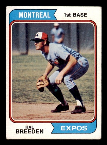 1974 Topps Baseball #297 Hal Breeden VG *d2 | eBay