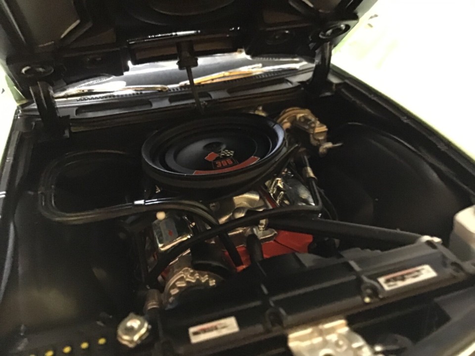 CHEVELLE VINYL TOP 1970 SEAMIST GREEN CHEVROLET SS 396 1-18 96 PCs ...