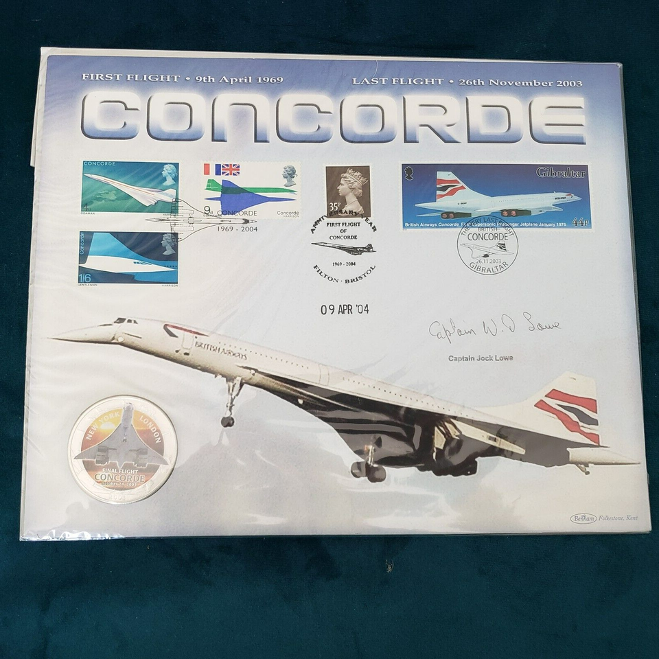 Benham Cover - First & Last Flight of Concorde, Stamps & Coin, Number ...