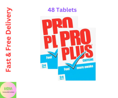 48 Pro Plus Caffeine Tablets - Stay More Awake Formula | eBay UK