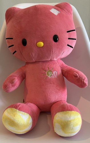 Build A Bear Hello Kitty Sunshine Sanrio Coral Pink 19" Plush Stuffed ...