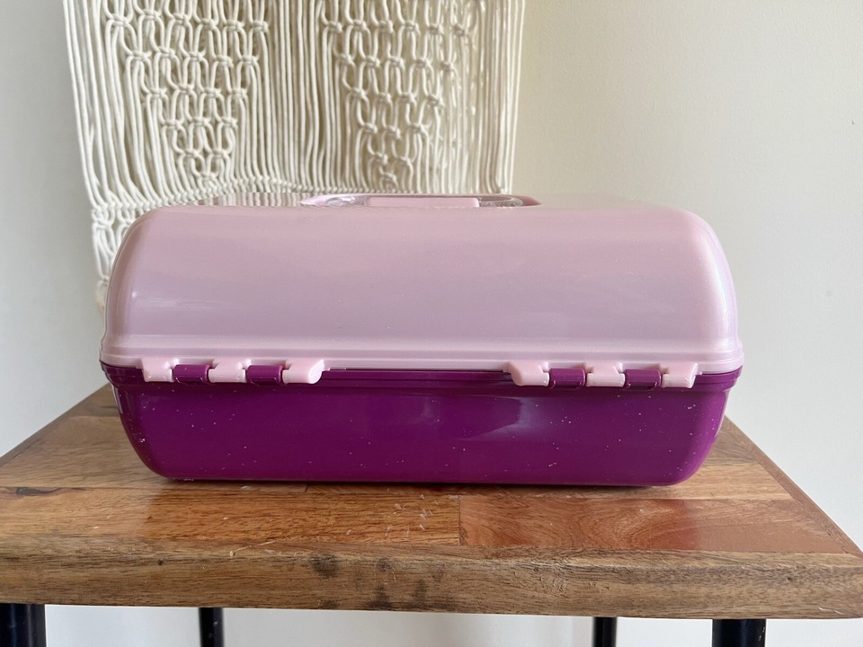 Ulta Beauty Box Caboodles Edition Pink Purple Sparkles Make Up Storage ...