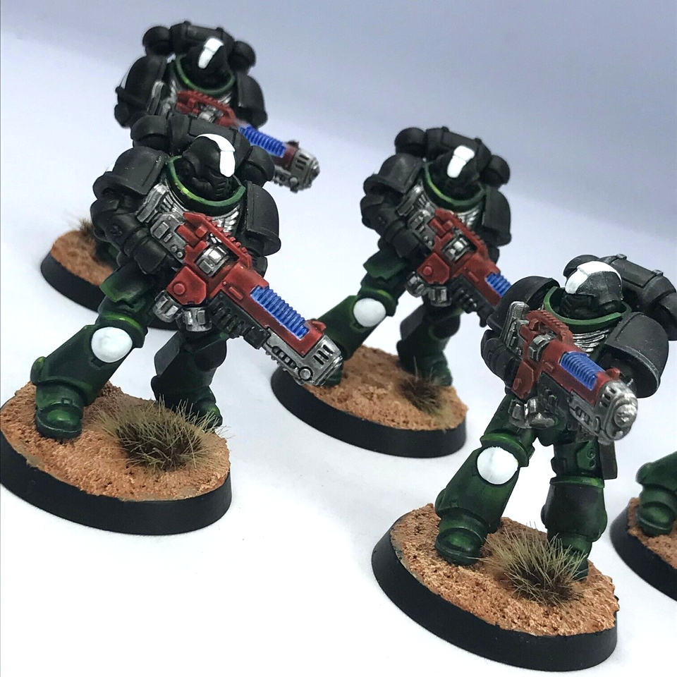 Salamanders Primaris Hellblasters Space Marines - Warhammer 40K Painted ...