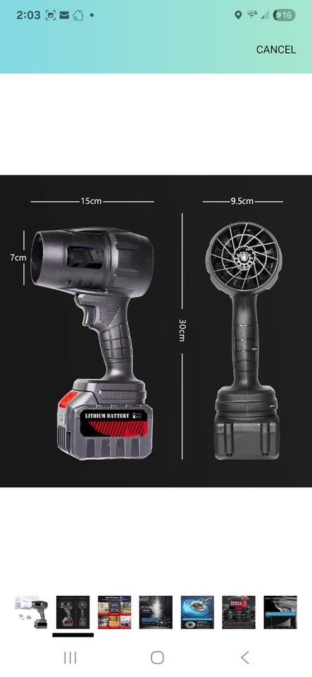 Handheld Storm Machine,Rechargeable Lithium Battery Storm Machine ...