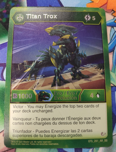 Bakugan EFS_274_AR_BB Titan Trox Battle Brawlers Planet VLP | eBay