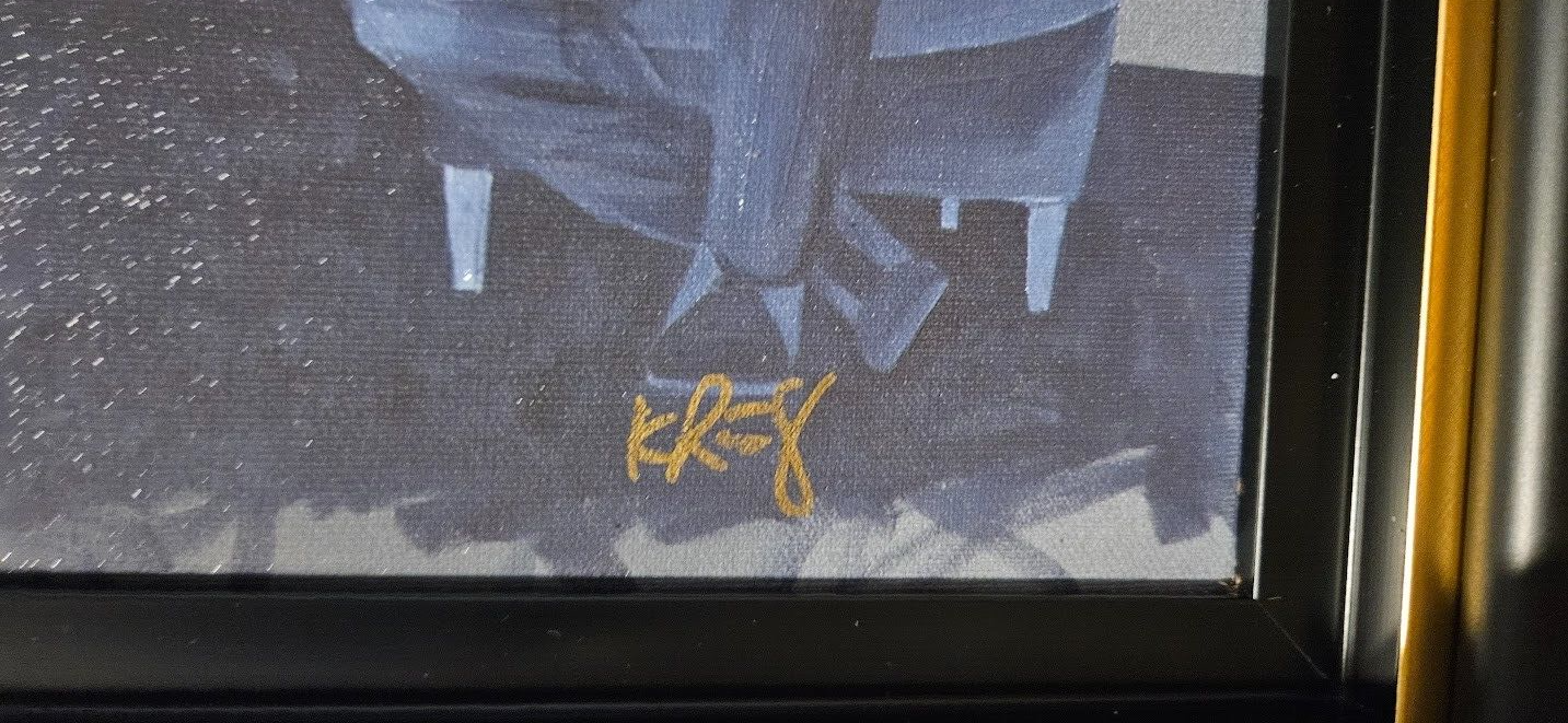 NEW KRE8 "The Battle of the Minds" Hand-Embellished Canvas Signed-COA ...