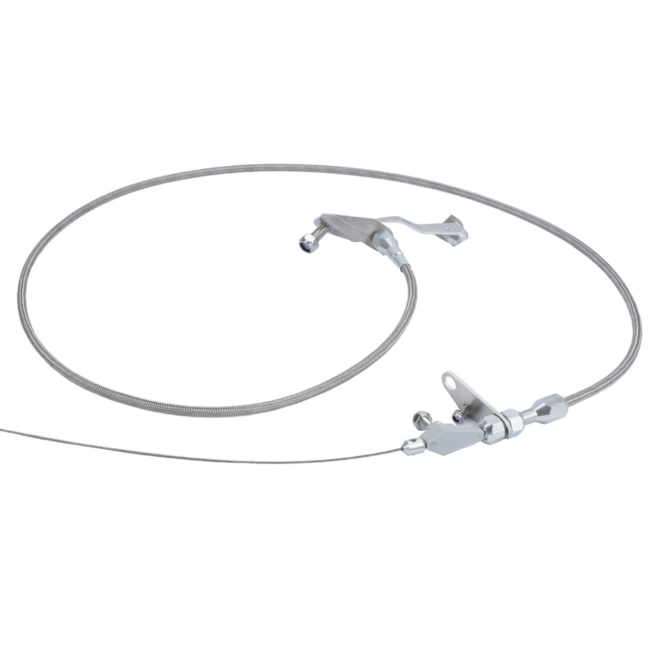 For Ford C6 Transmission Kick Down Cable Kit Stainless Steel F53702 US ...