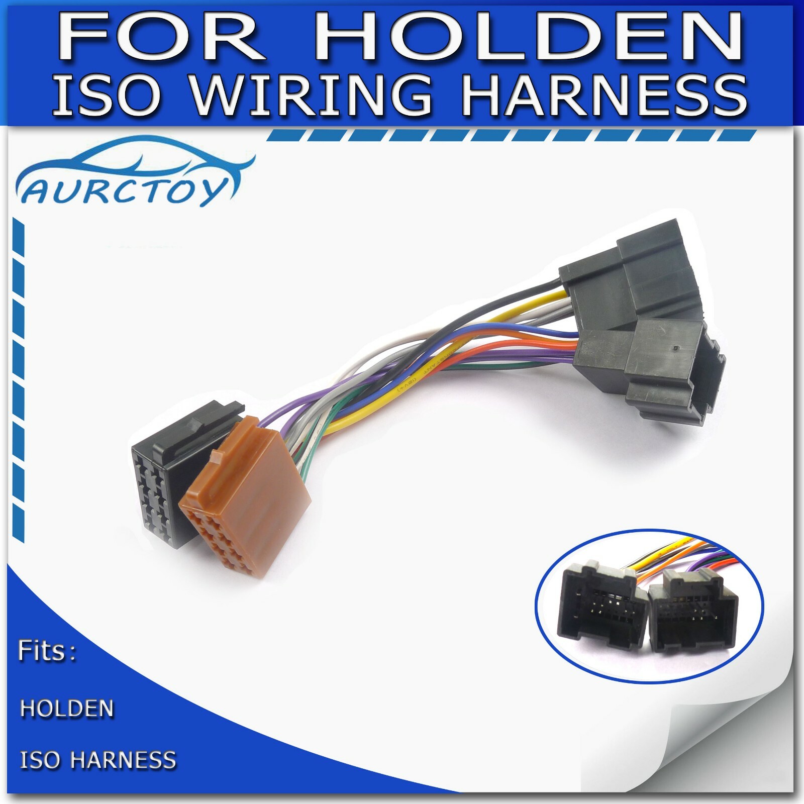FOR HOLDEN CAPTIVA EPICA ISO WIRING HARNESS CAR RADIO PLUG LEAD WIRE ...