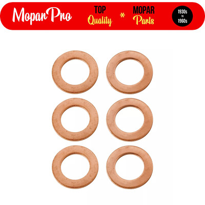 1933 CHRYSLER BRAND NEW BRAKE COPPER CRUSH WASHERS 6 PIECES HIGH ...