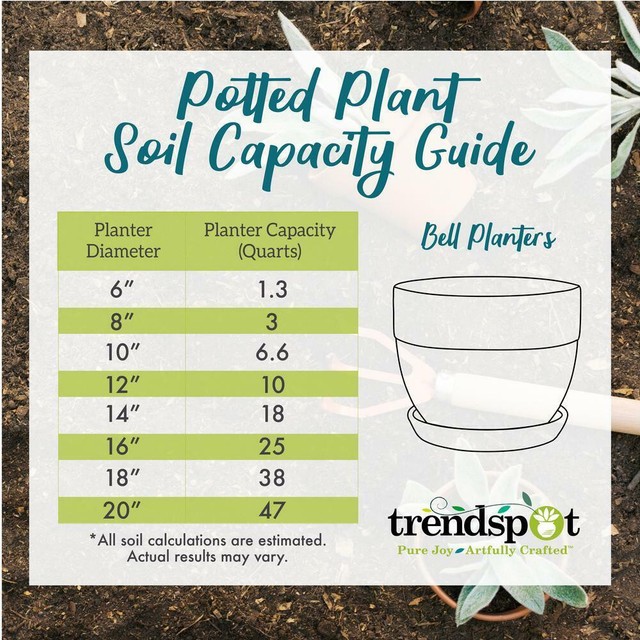 Trendspot Bella 12" Ceramic Planter - Multicolor (CR11183S120B) for ...