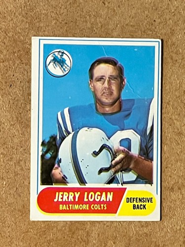 1968 Topps Jerry Logan #47 VG | eBay