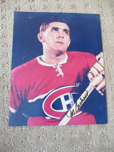 MAURICE RICHARD SIGNED AUTOGRAPHED 8x10 PHOTO MONTREAL CANADIENS | eBay