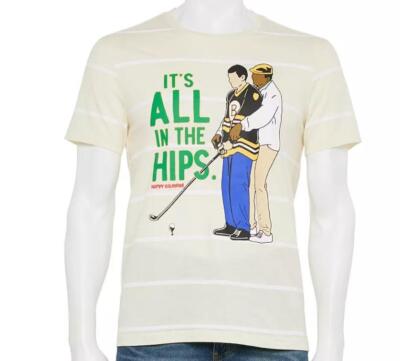 NEW HAPPY GILMORE GOLF SHIRT CREW NECK ALL IN THE HIP SIZE L T-SHIRT | eBay