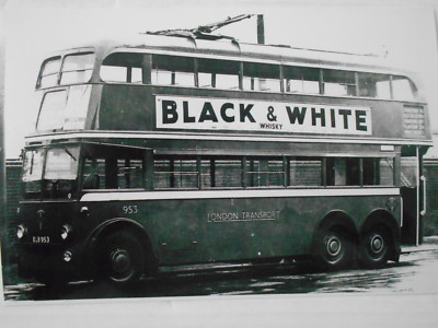LONDON TRANSPORT TROLLEYBUS - 953 (ELB 953) - ON ROUTE 685 | eBay UK