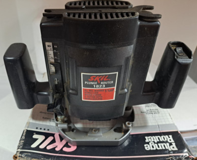 Skill Plunge Router 1/4” Collet 1 1/2 HP (Model 1823) Pre-owned Tested ...