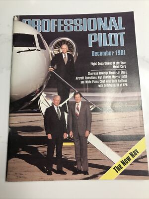 Professional Pilot Magazine December 1981 Mobil Oil Corporation ...
