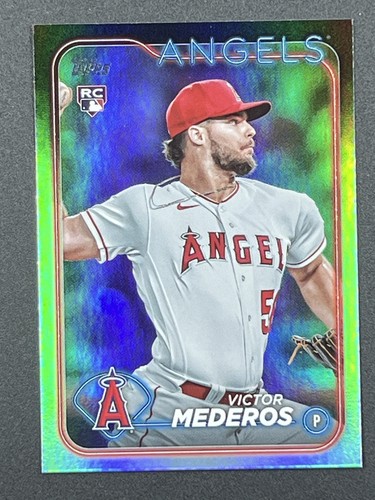 VICTOR MEDEROS RC 2024 Topps Series 1 Rainbow Foil #270 Los Angeles ...