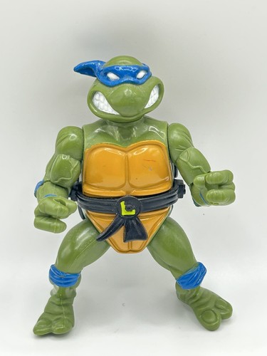 Tmnt Rare Black Belt Storage Shell Leo Vintage Ninja Turtles Figure ...