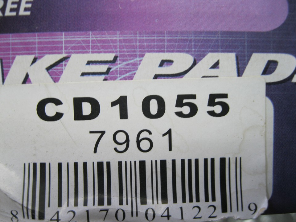 Ceramic Disc Brake Pad Set-Dash4 Pads Dash 4 Brake CD1055 | eBay