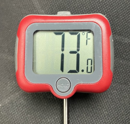 Red Food Network Brand Meat Thermometer Digital Display | eBay