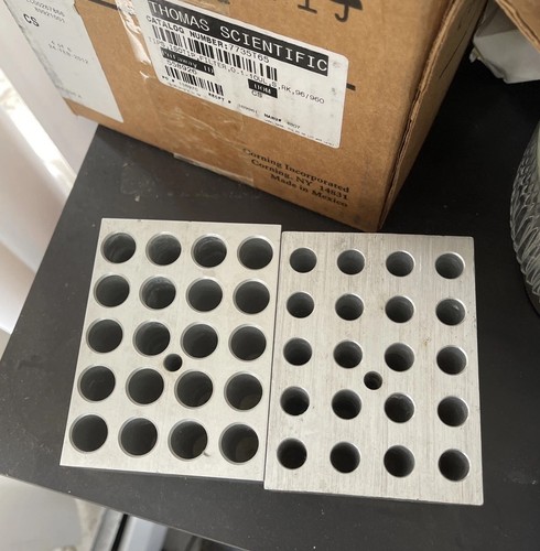 Thermolyne, Isotemp Dry Bath Heat Blocks Only Two Sizes 4A, 5A Mint! | eBay