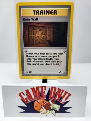 Pokemon Neo Discovery 1st Edition Trainer Ruin Wall 74/75 NM Pack Fresh ...