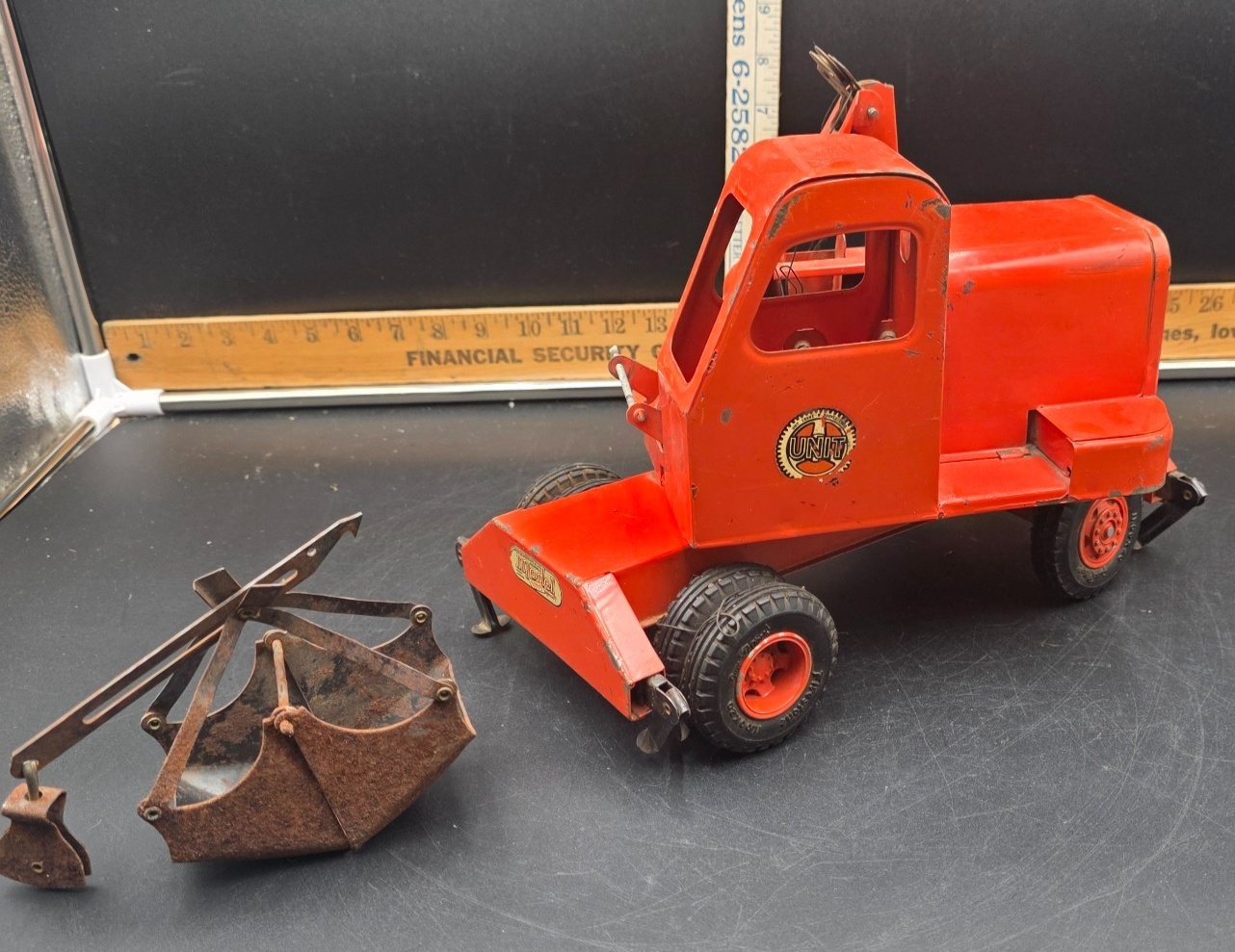 Vintage Doepke Model Toys Unit Crane & Shovel Corp. Construction Truck ...