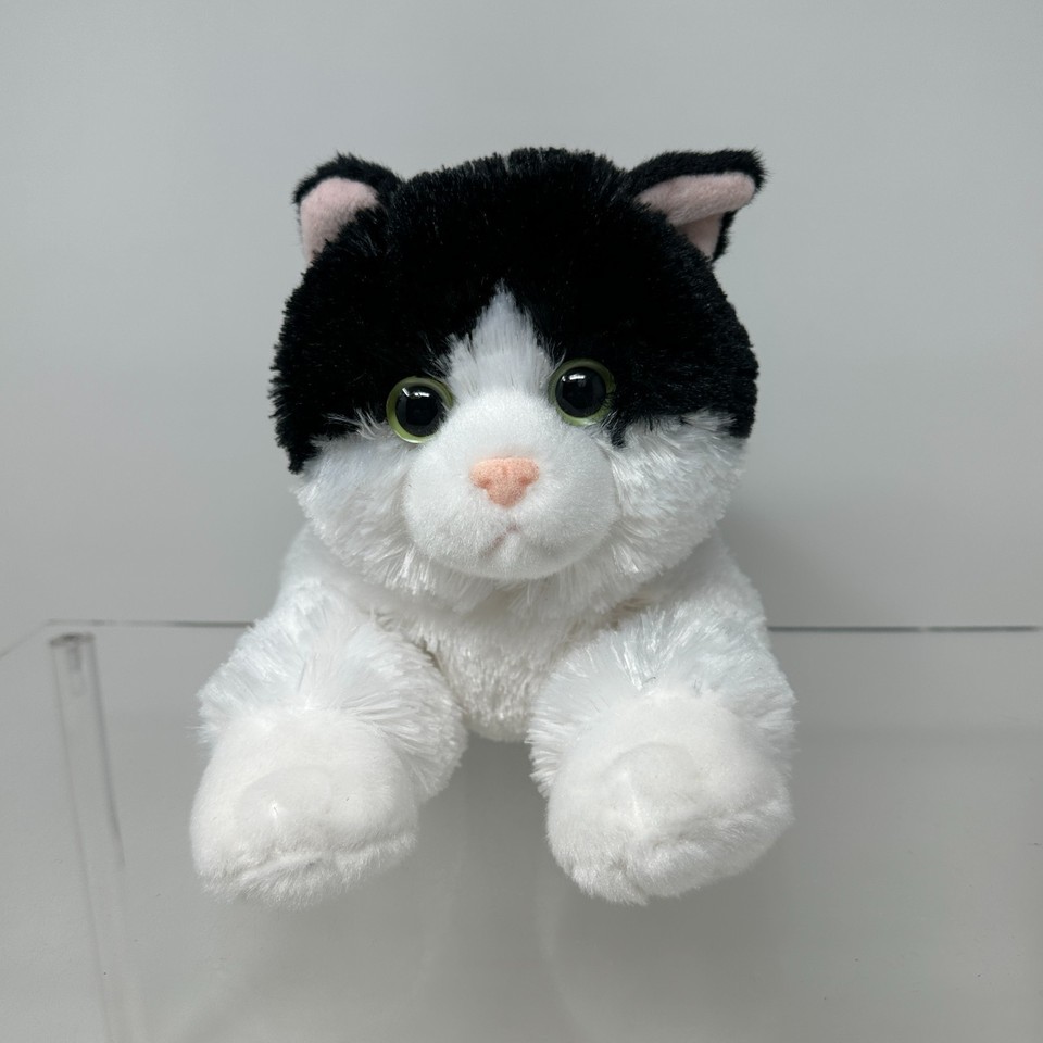 Aurora Oreo Cat Plush Stuffed Animal Black White Kitten Cute Soft 15 ...