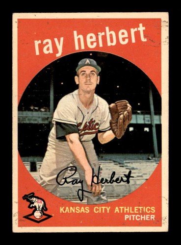 1959 Topps #154 Ray Herbert VG/VGEX X3134120 | eBay