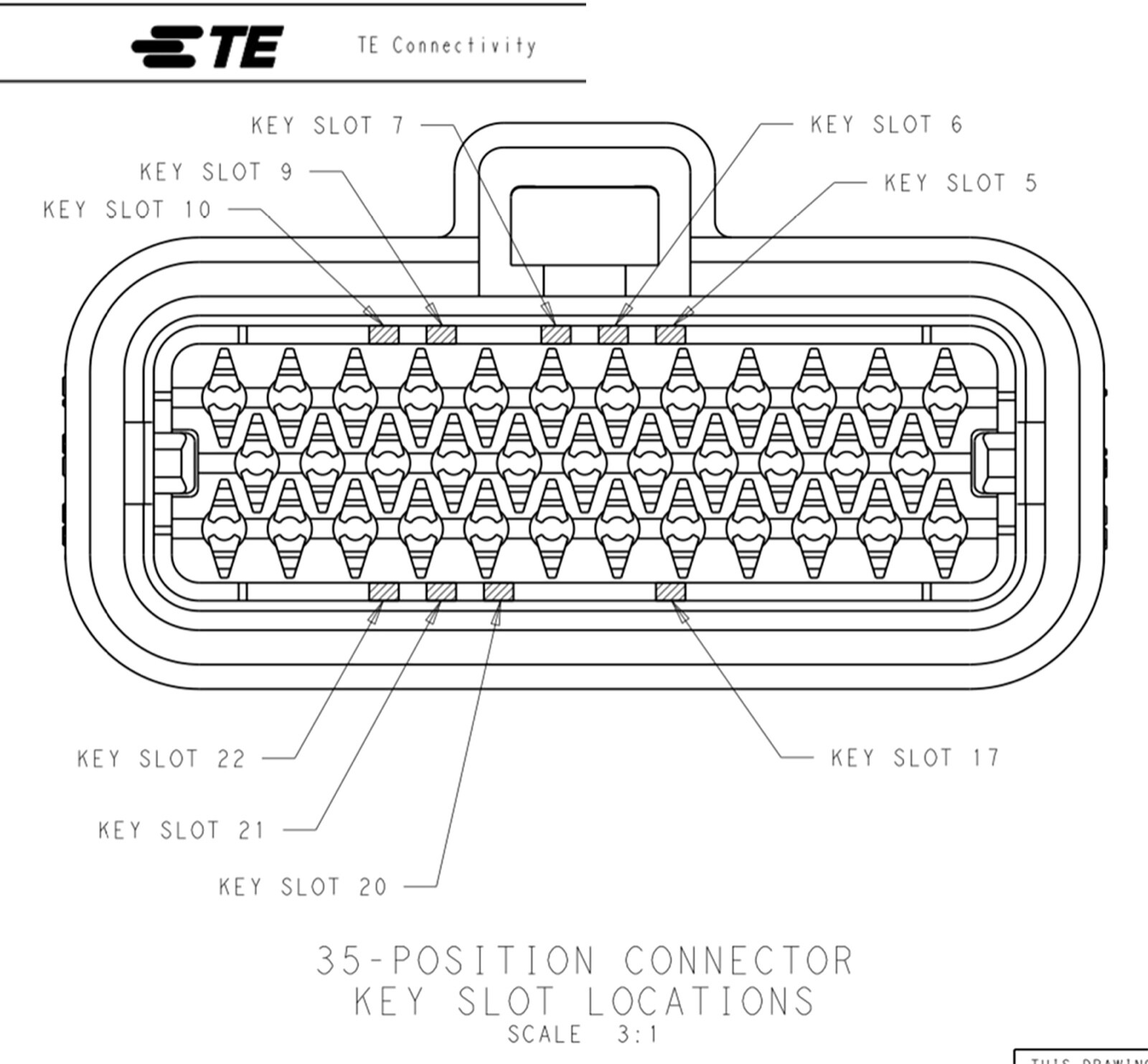 AMPSEAL 35-Pin Electrical Multi Sealed Connector Kit - w/ Terminals 16 ...