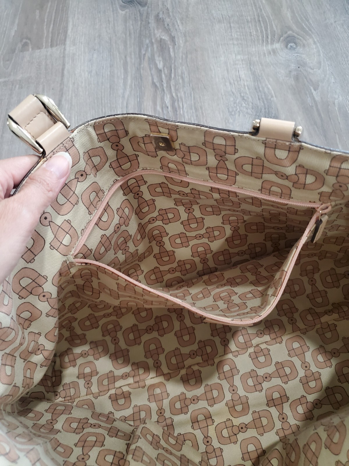 Authentic Gucci Guccissima Shoulder Tote Bag Beige Le… - Gem