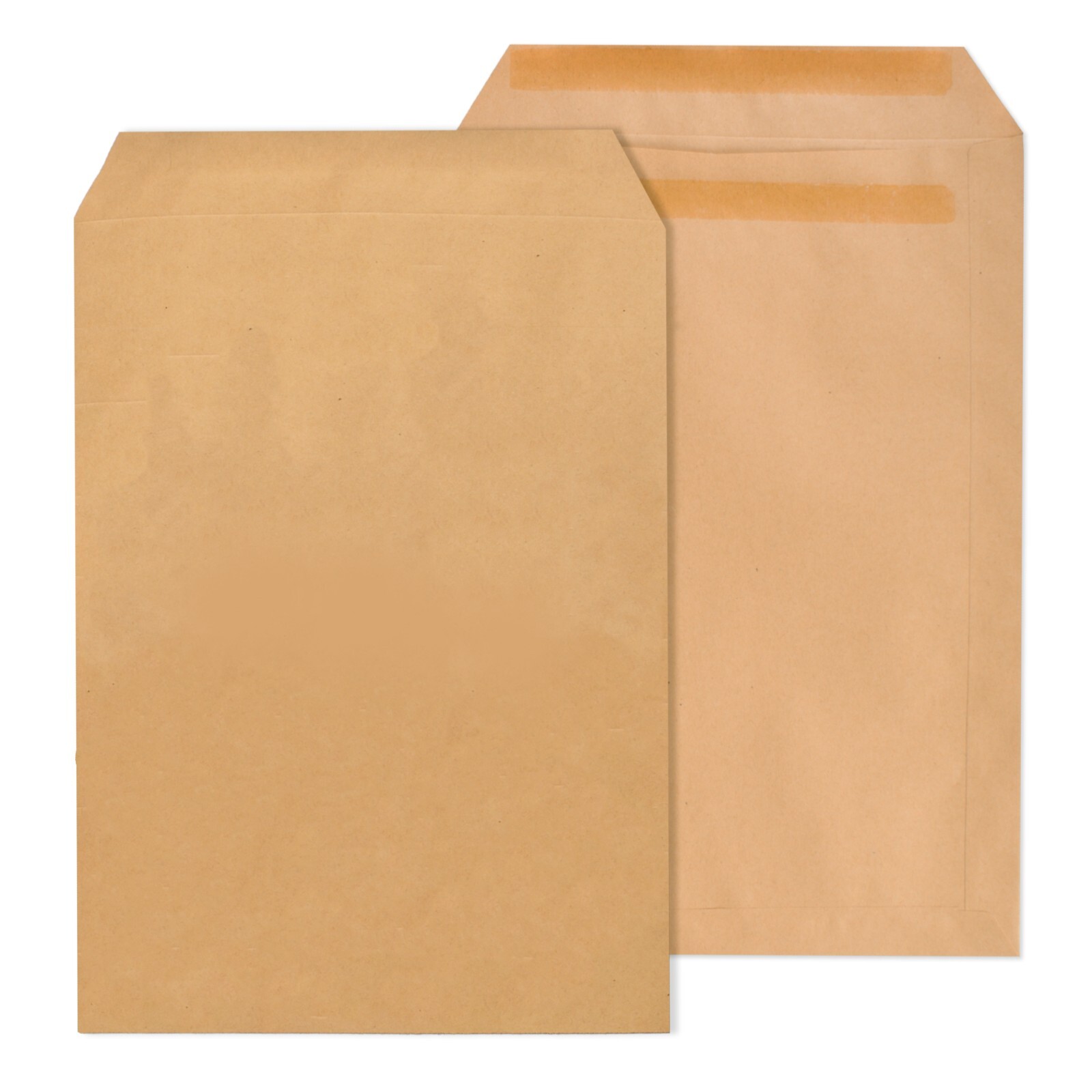 100 x C4/A4 Plain Manilla Self Seal Brown Envelopes SS 90gsm *OFFER ...