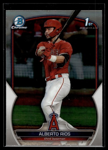 Alberto Rios 2023 Bowman Chrome Draft 1st Refractor Card #BDC-168 | eBay